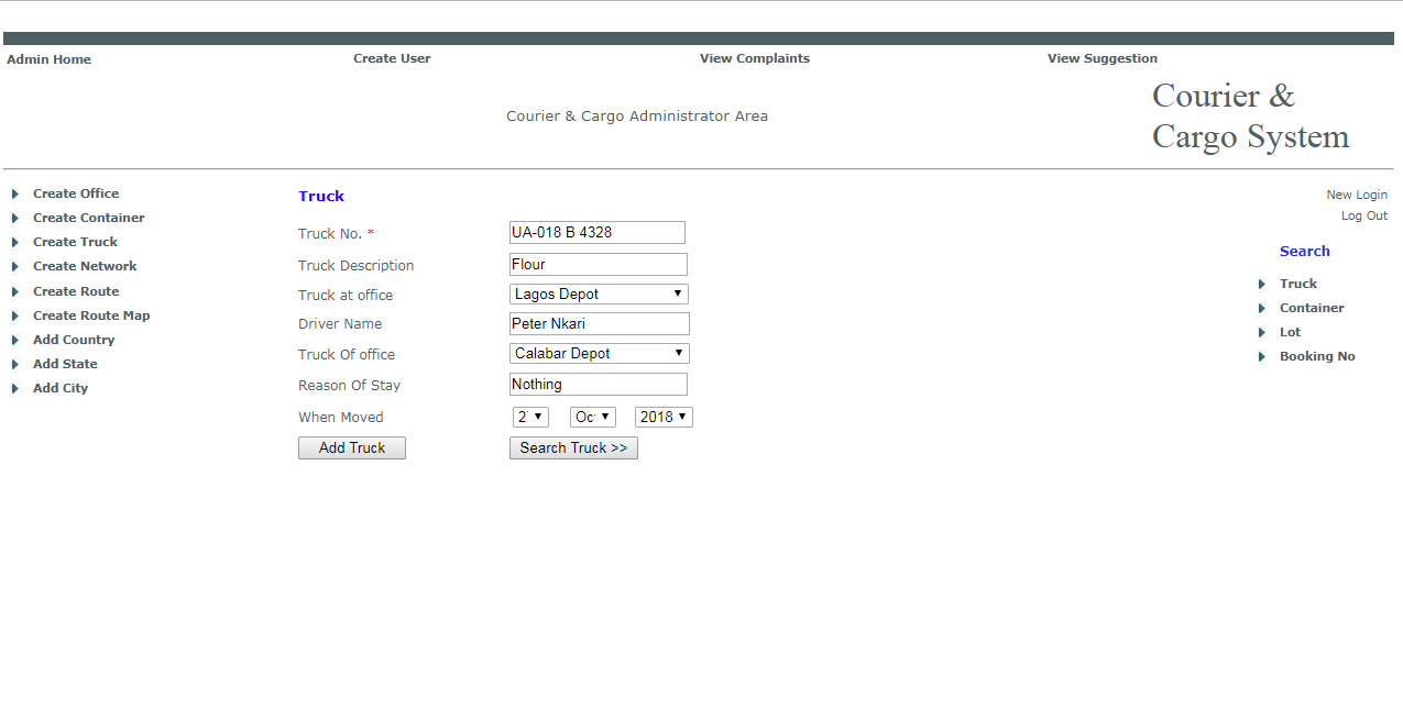 Online Courier and Cargo System in ASP .NET C# and MYSQL - Academic ...