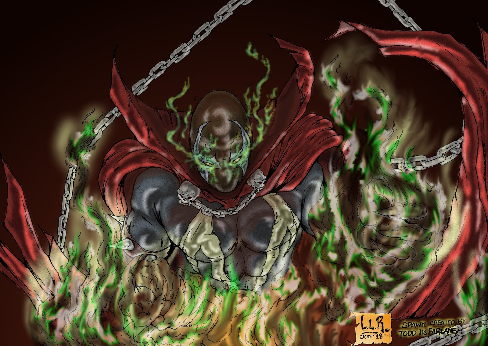 Leandro Lionel Romero: Spawn - Fan Art