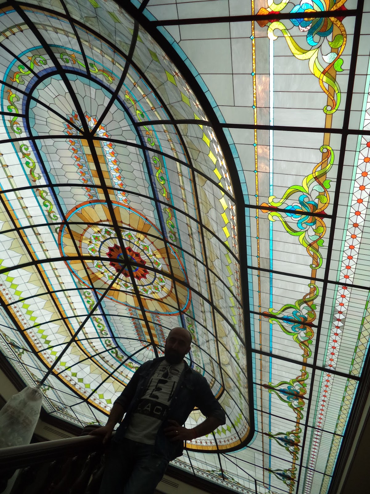 ART VİTRAY kubbe vitray kubbe vitrayı tavan vitrayı,kubbe vitray ...