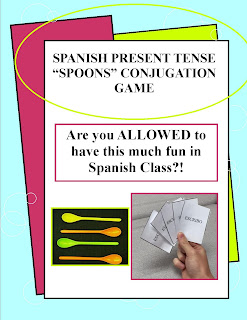Señora Baxter's Spanish Class: The Crazy Spoons Game