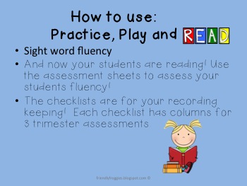 Practice, Play and Read!