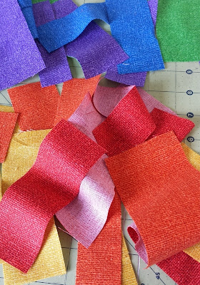 Sew in Love {with Fabric}: Burlap Brights Block Hop: Day 10