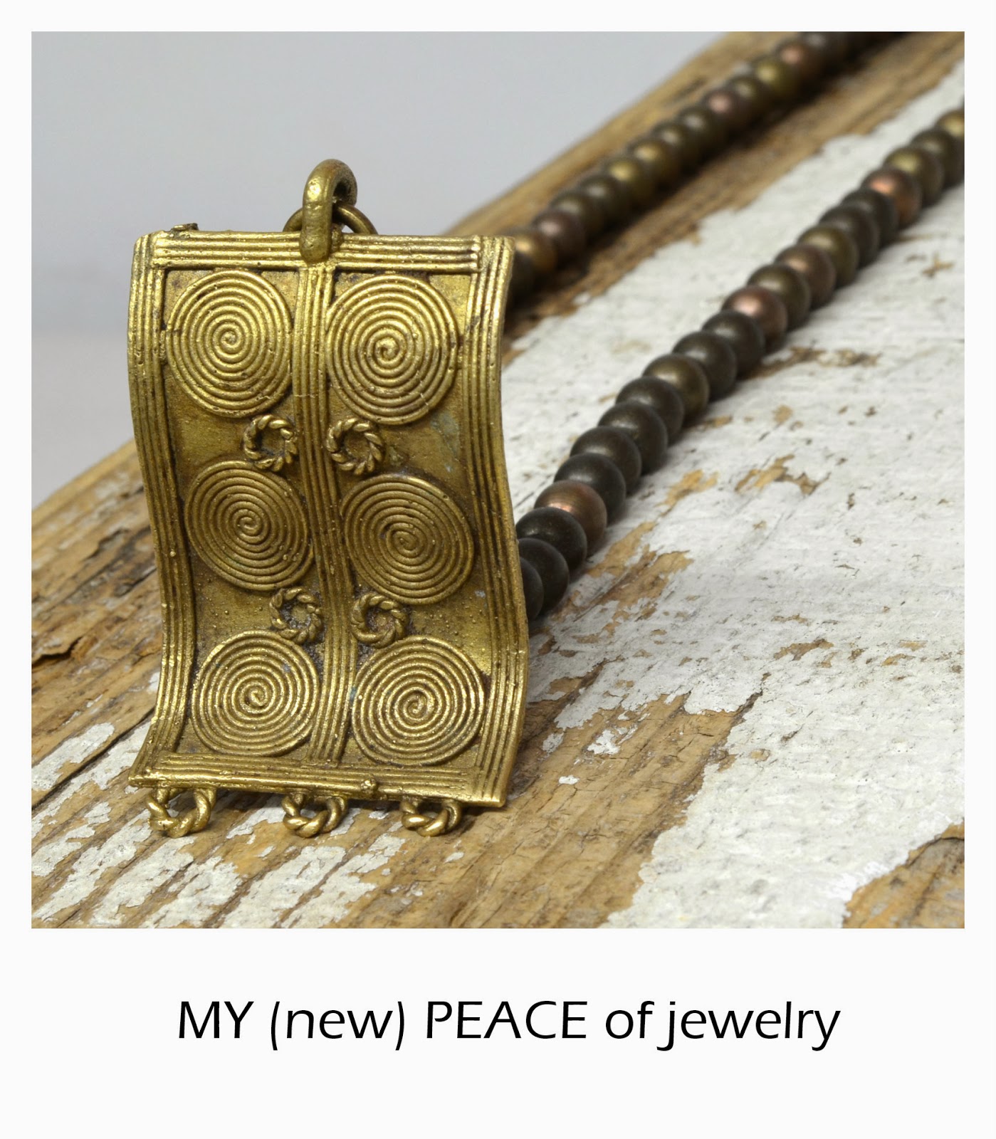 MY (new) PEACE of jewelry - West African Pendant Necklace