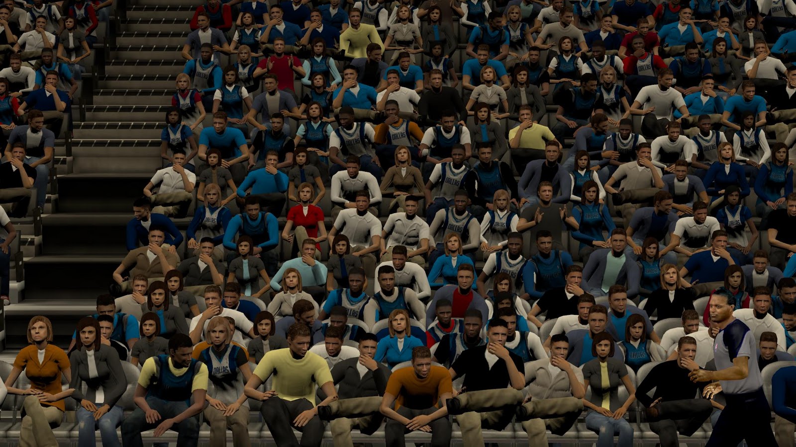 2K Sports NBA 2K12 Patches: crowd enhancements lighting and shaded