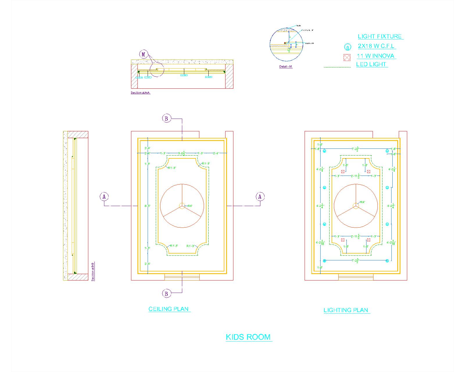 Interior Designer: 2d autocad Drawings
