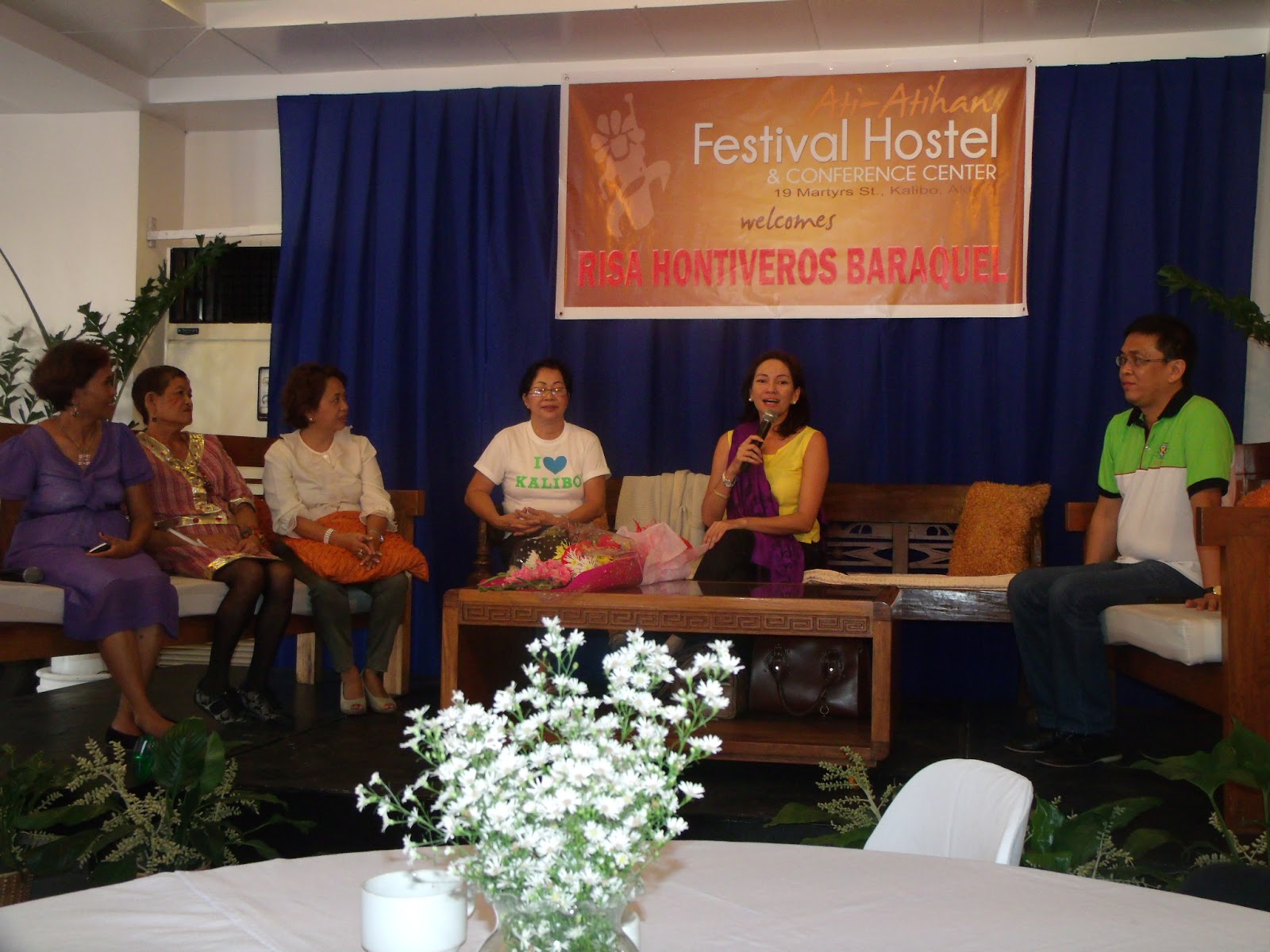 MADYAAS PEN: Riza Hontiveros Visits Aklan