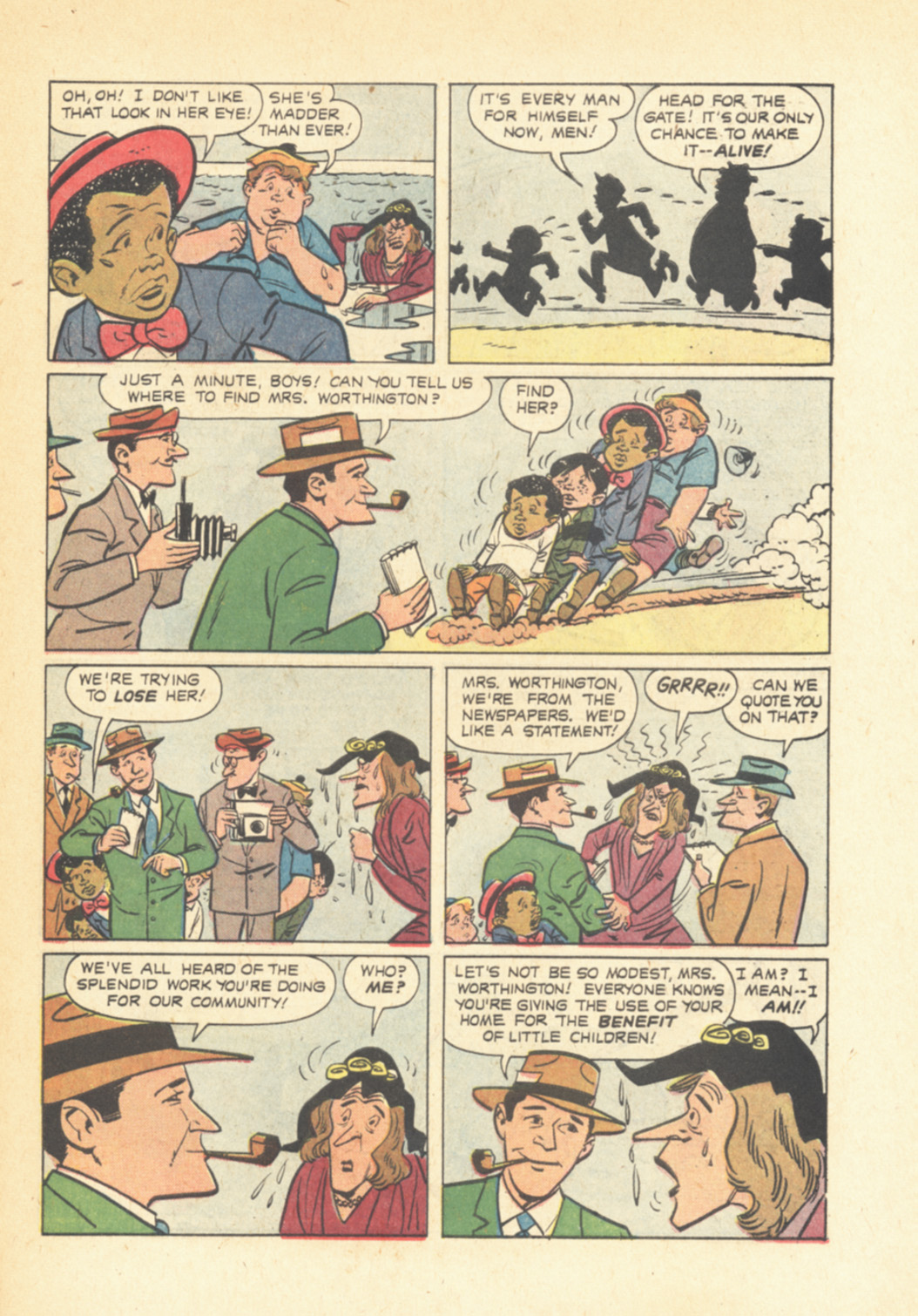 Four-Color Shadows: The Little Rascals-David Gantz-1958