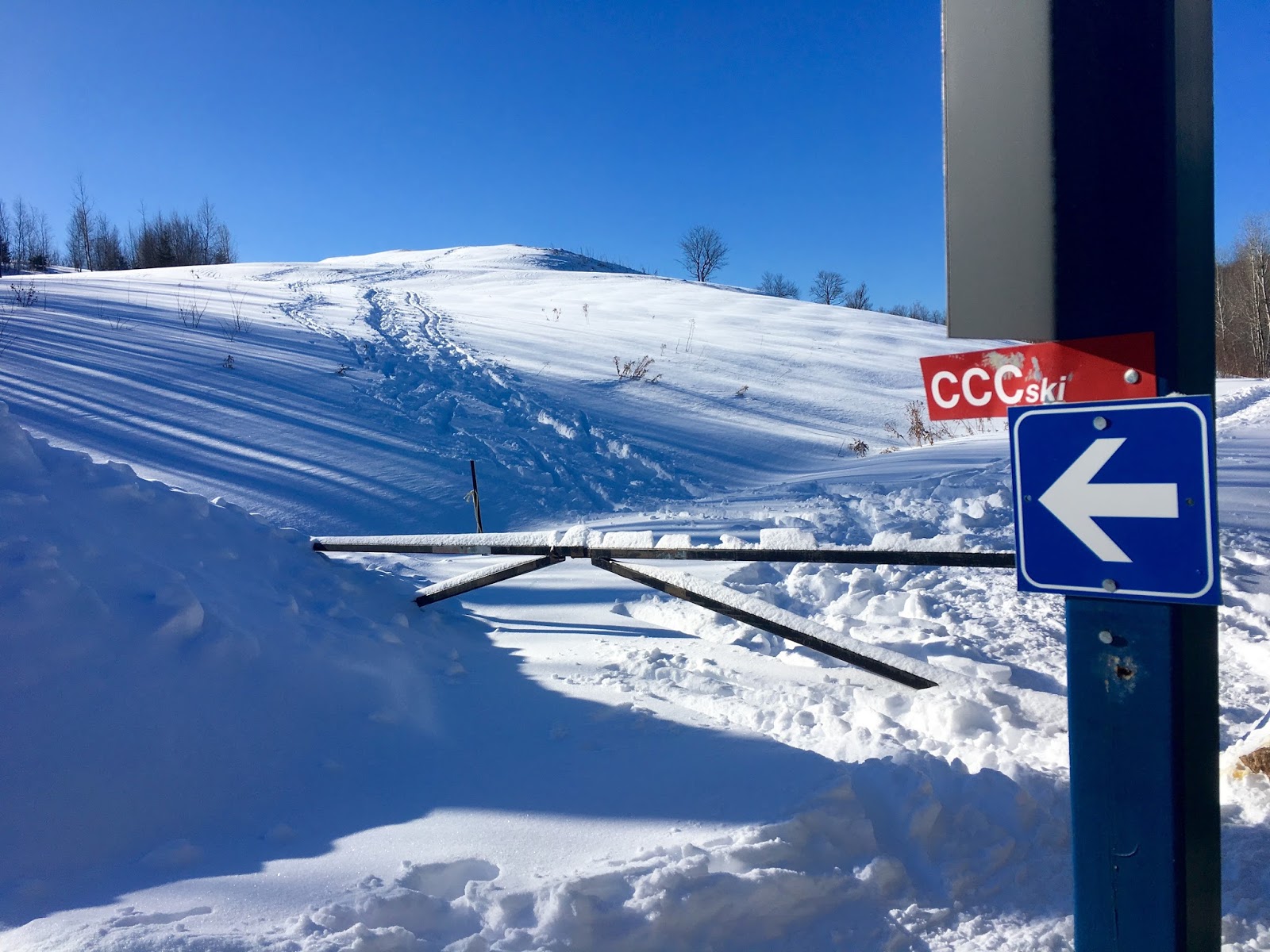 Skiglisse: La CCC et l'arrière-pays du mont Gabriel