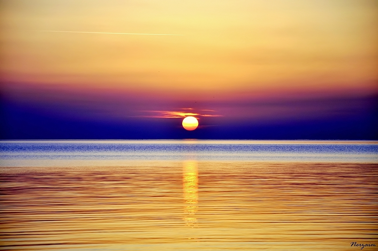 Denize batan güneş (fotoğraflar dünyası) - özeldersci