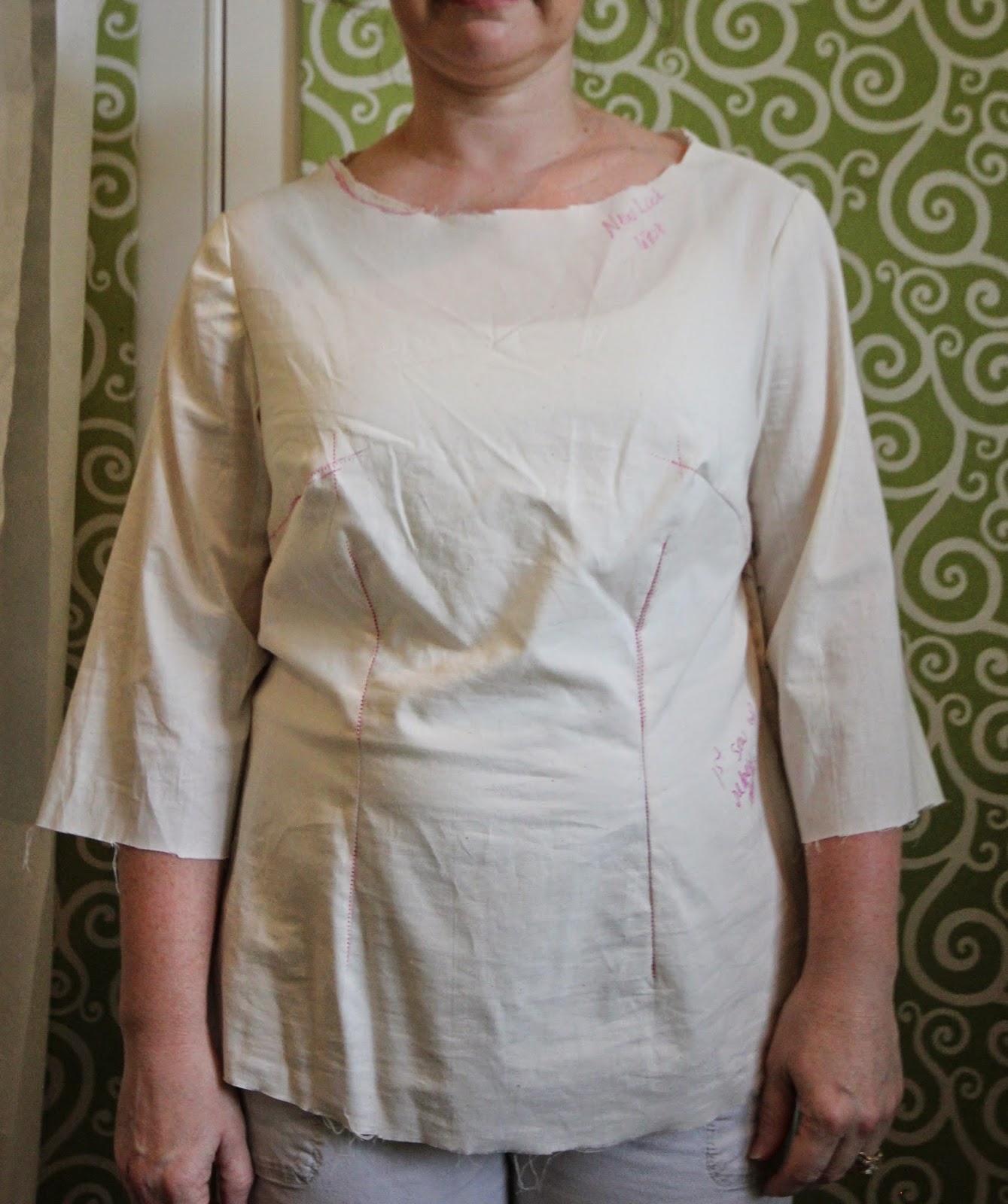 Saint Nolt Sews: How I Fit a Commercial Pattern (The Fitting of New ...