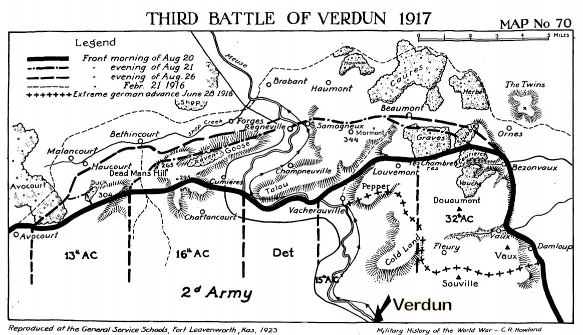 Roads to the Great War: Map Series #5: Verdun 1917