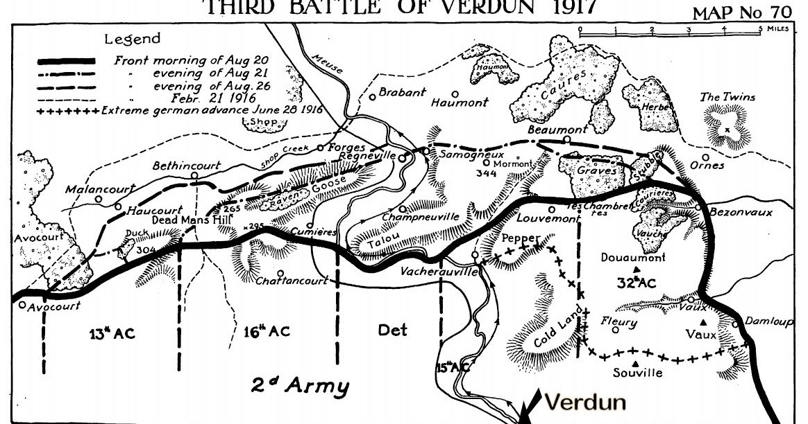 Roads to the Great War: Map Series #5: Verdun 1917