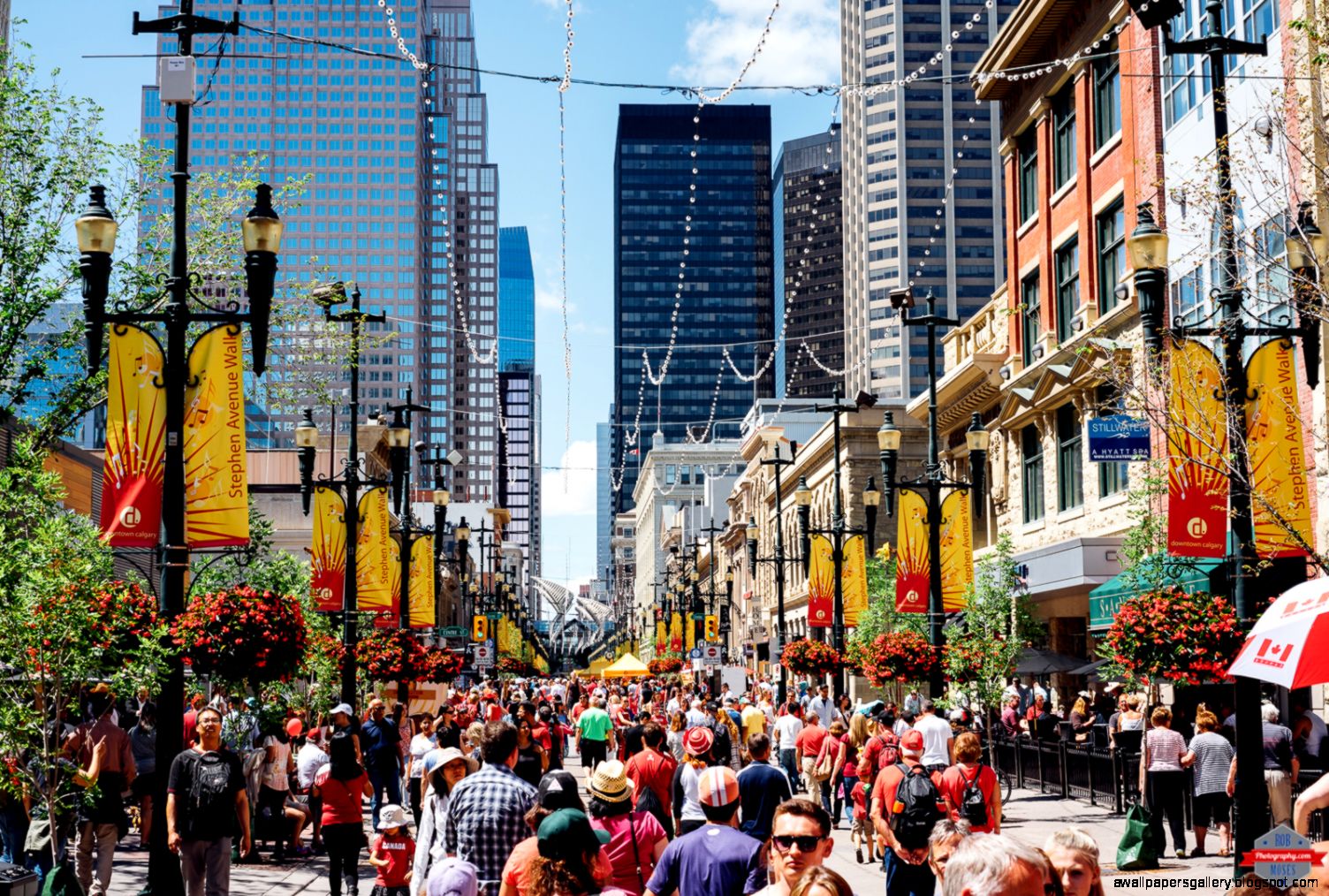 Crowded City Street | Wallpapers Gallery