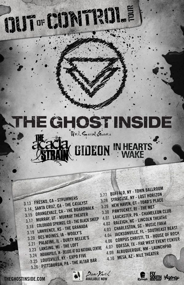 The Ghost Inside Announces the Out of Control Tour | NataliezWorld