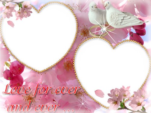 Studio Backgrounds: wedding photo frames 2