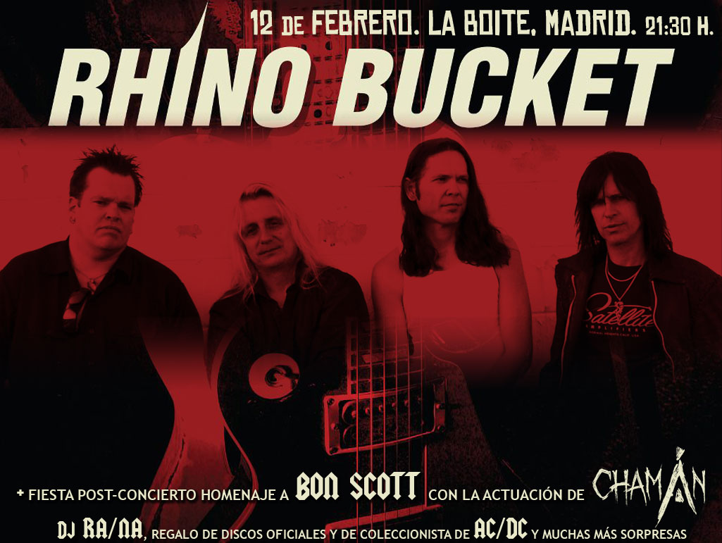 Rock Nación: RHINO BUCKET - gira española