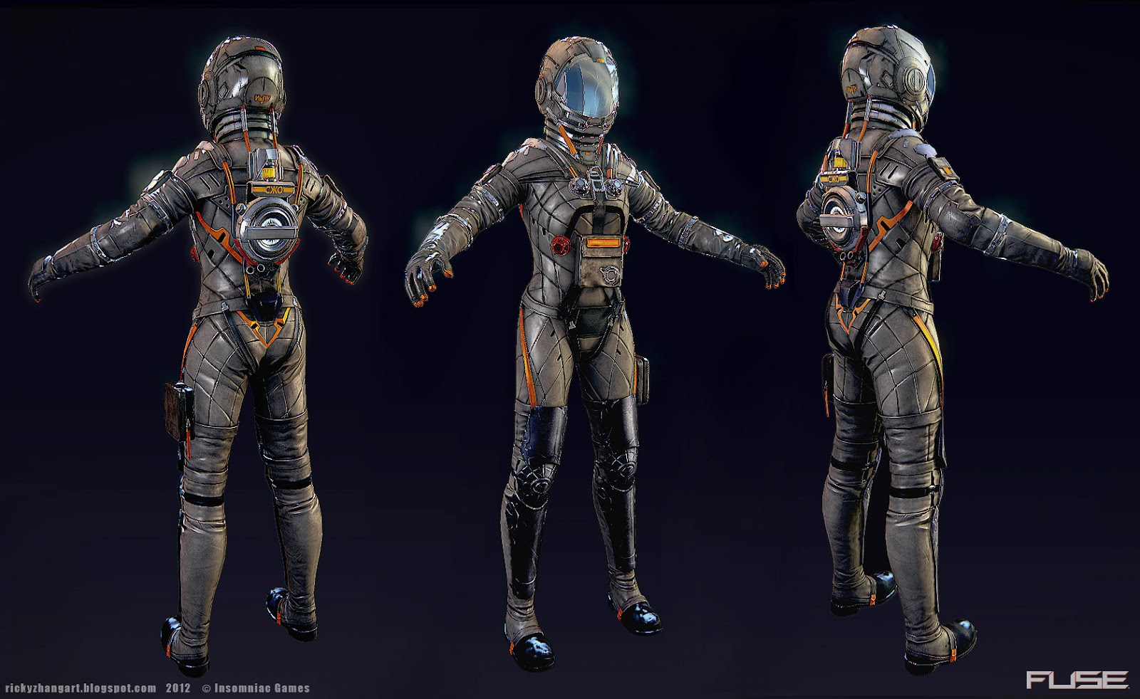 Ricky Zhang Art: Fuse (Overstrike) Character Assets 2011-2012