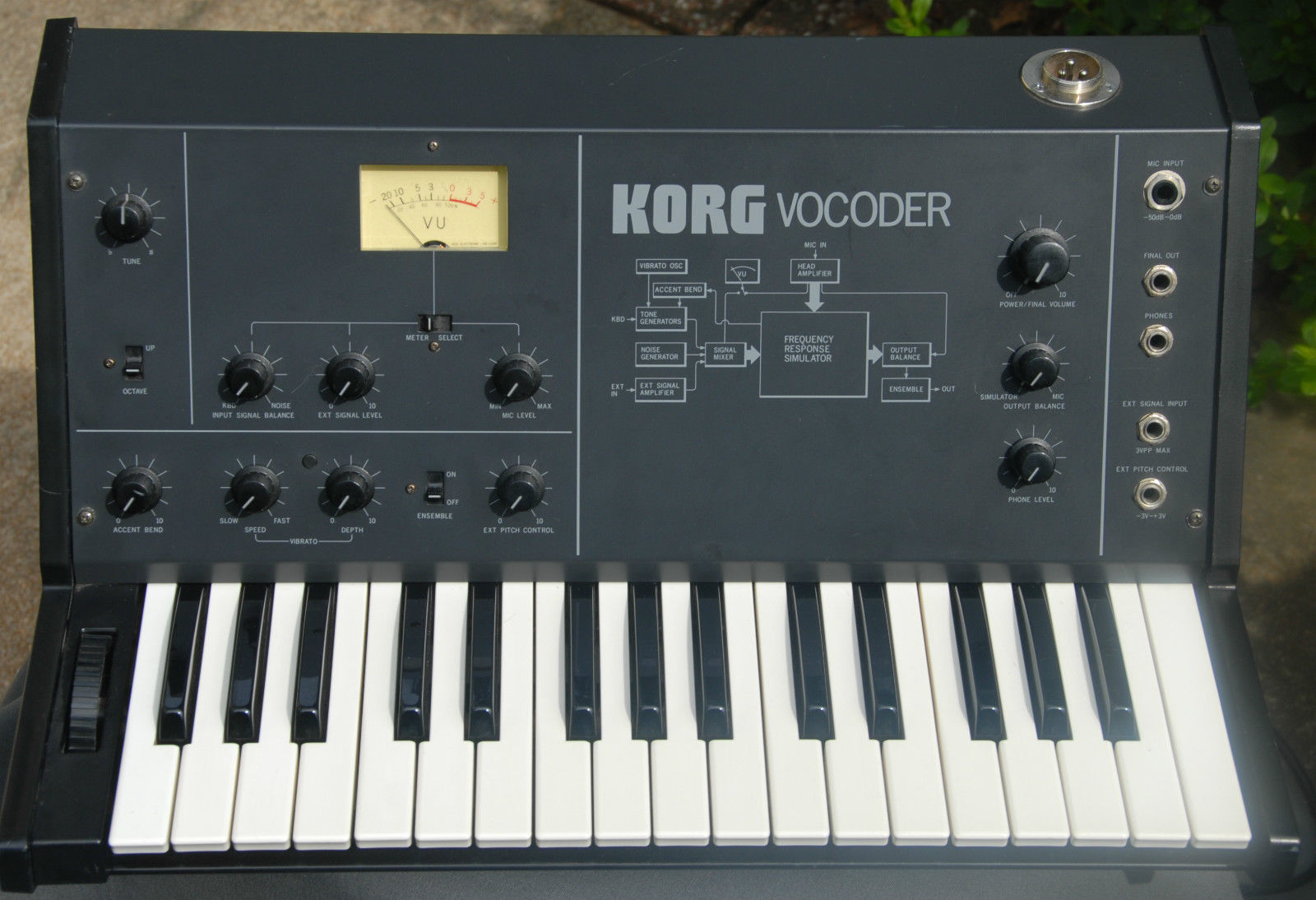 MATRIXSYNTH: Vintage KORG VC-10 Keyboard Synthesizer Vocoder