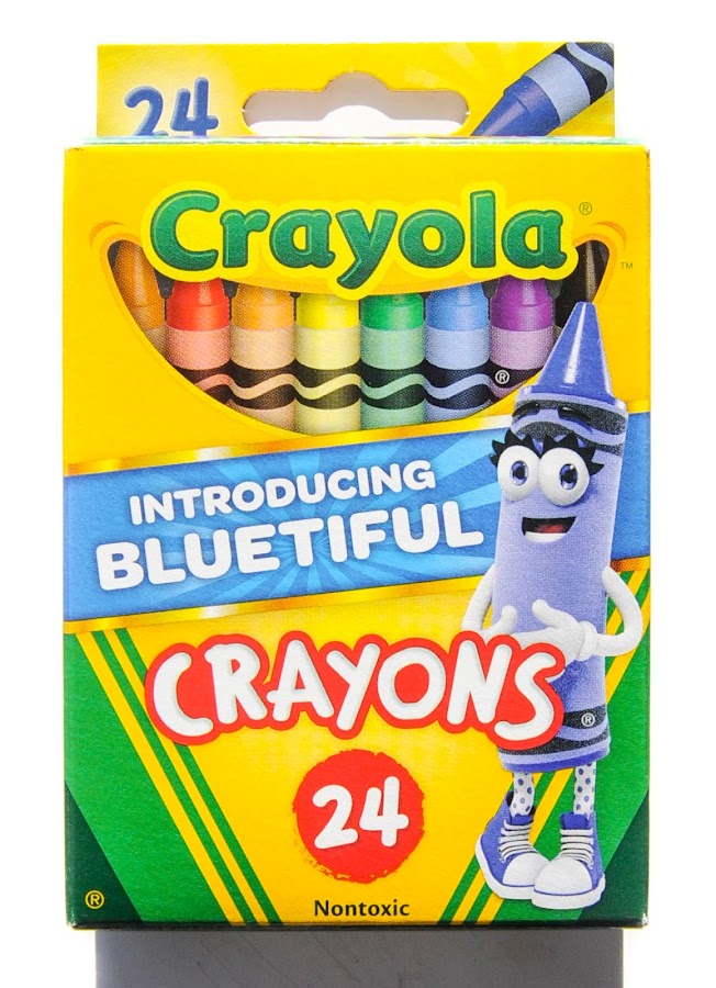 Bluetiful: Crayola's New 2017 Crayon Color | Jenny's Crayon Collection