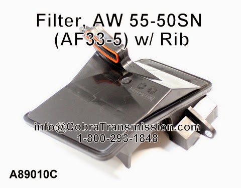 Cobra Transmission Parts 1-800-293-1848: AW55-50SN, AF33-5 Transmission ...