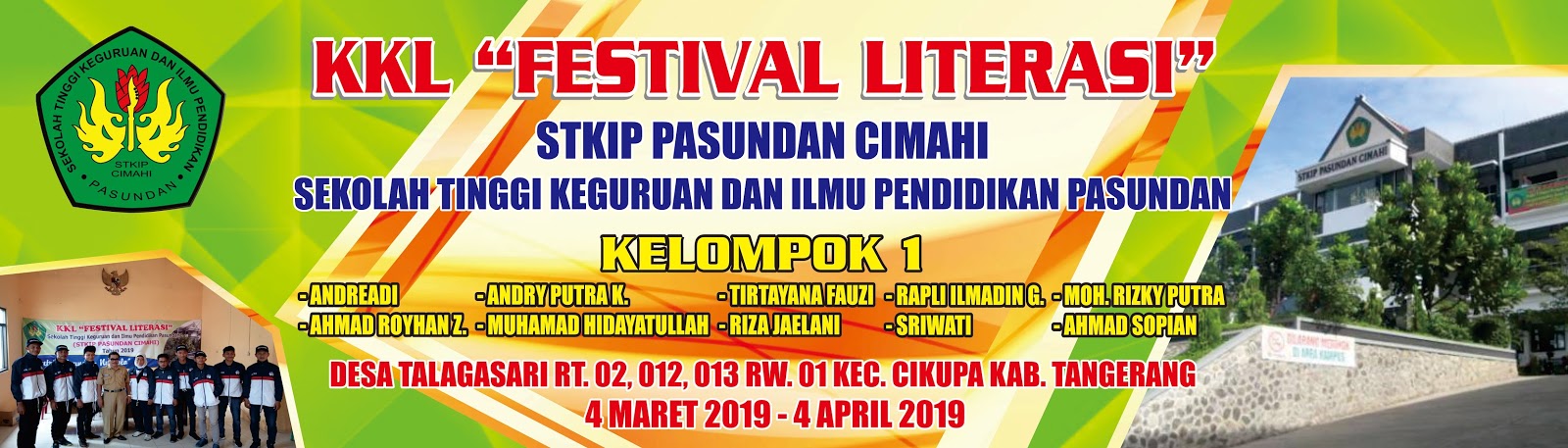 Percetakan Beryl Repro: Contoh Spanduk KKL Festival Literasi