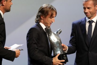 Luka Modric Wins Ronaldo To Become UEFA Player Of The Year