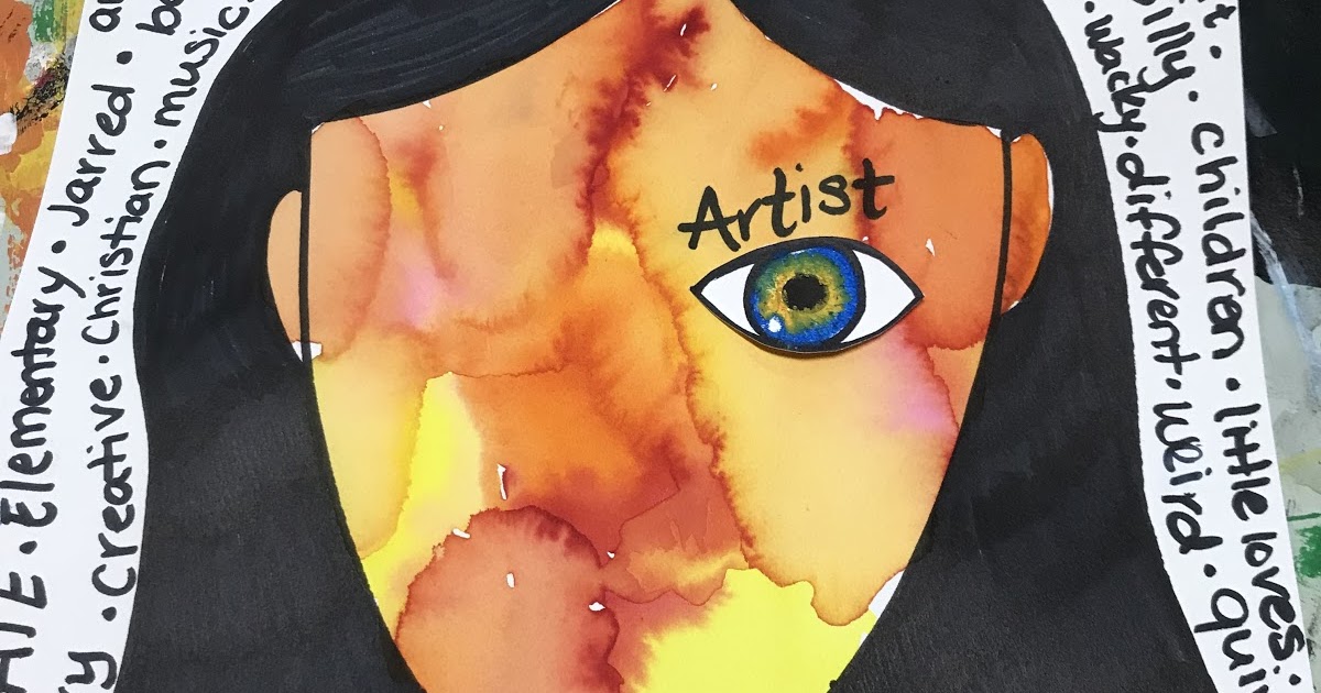 Elements of the Art Room: Wonder Inspired 4th grade Self Portraits