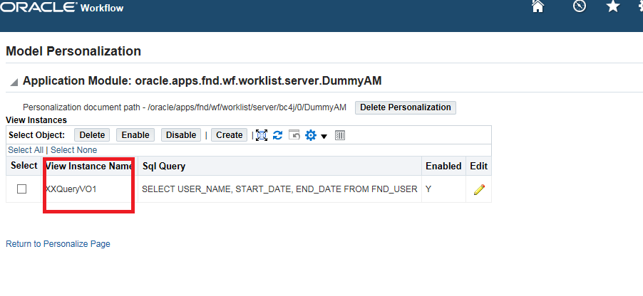 Anil S Oracle Application Framework Blog Dynamic View Object Through Personalization R12 2