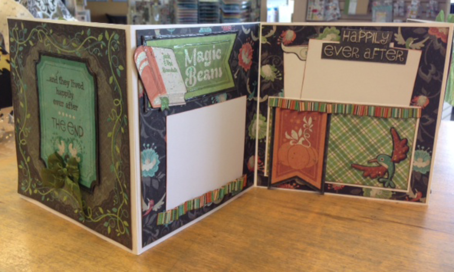 Hearts-n-Crafts, etc: Story time 6x6 fold out book