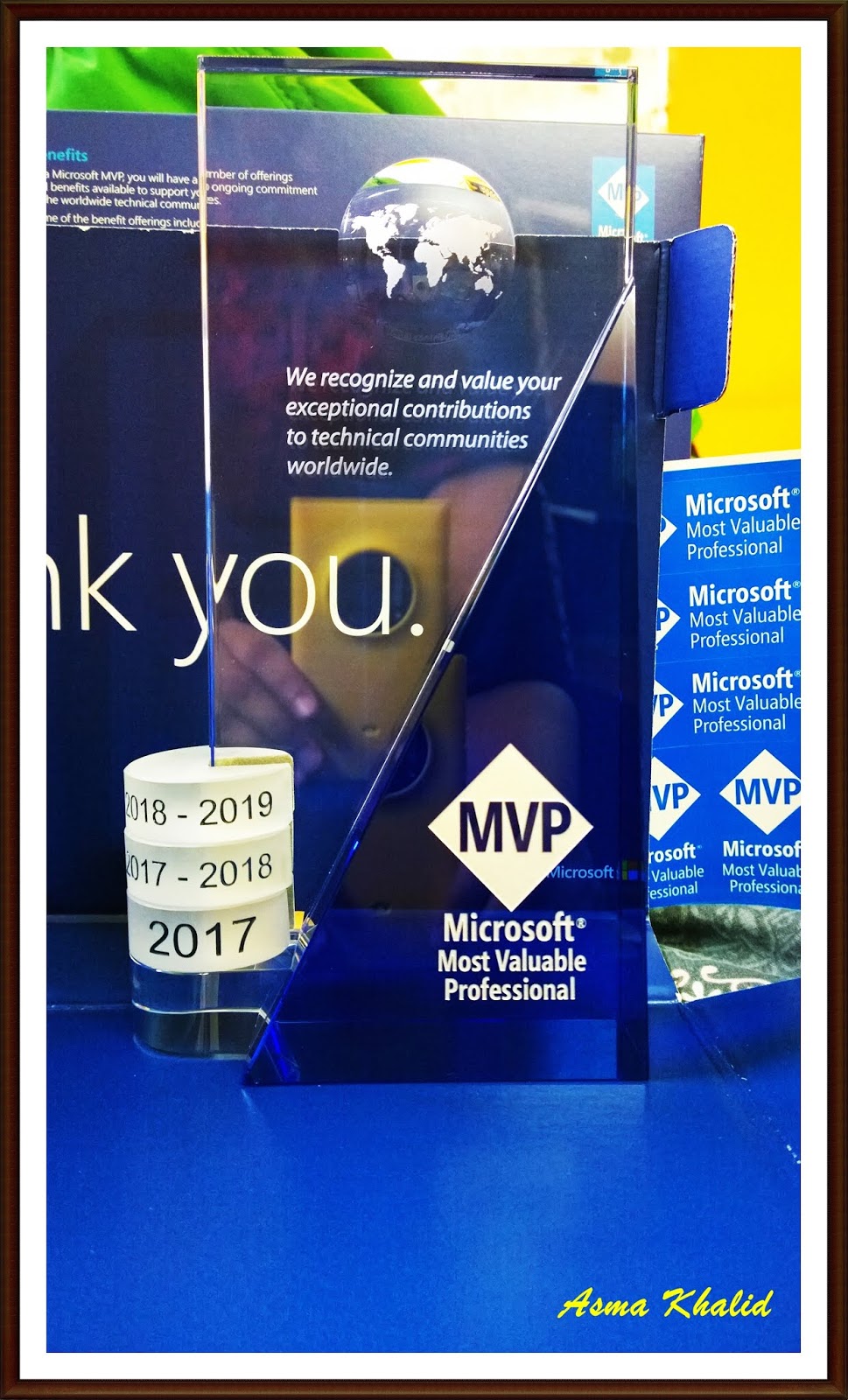 Microsoft MVP Award 2018 - Asma's Blog