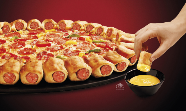 This Pizza Hut Pizza is Stuffed with Fancy Sausage | Brand Eating