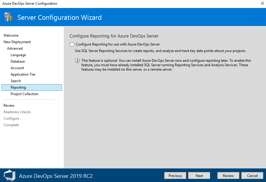Adventures in DevOps: Install Azure DevOps Server 2019 RC2