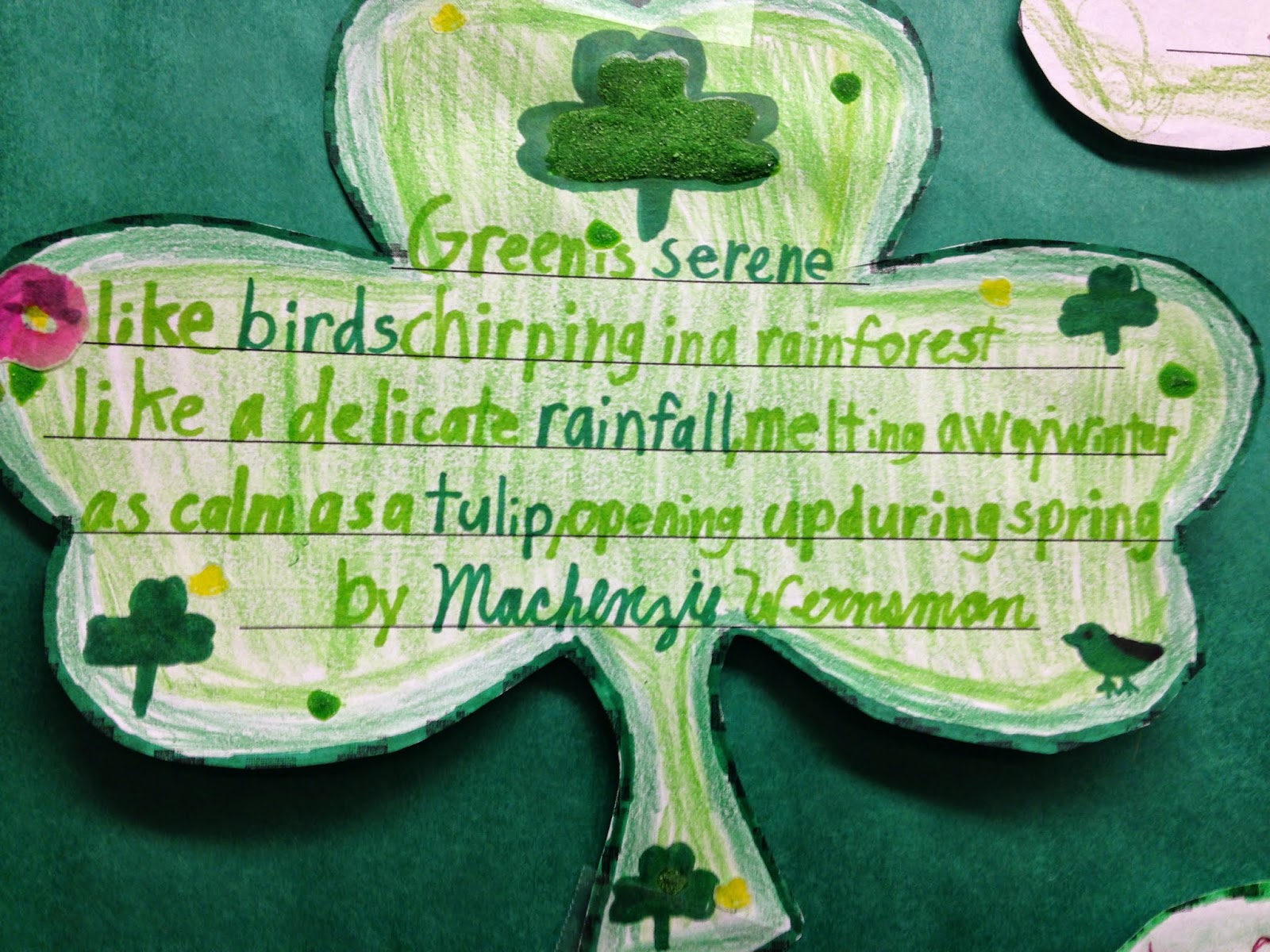 A Teachable Moment: Color Symbolism in Poetry: "Green is..."