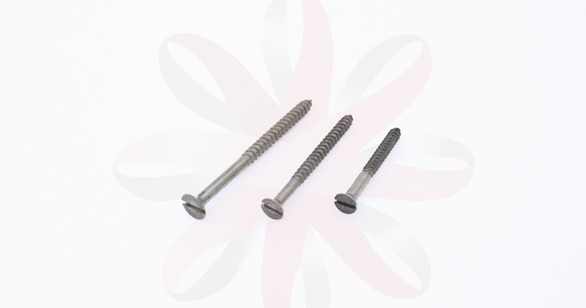 Skrup Kayu Kuningan | Baut Baja dan Stainless