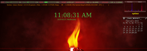 GitHub - dmudhitha/Conky-Light-System-Monitor: Conky Light System Monitor