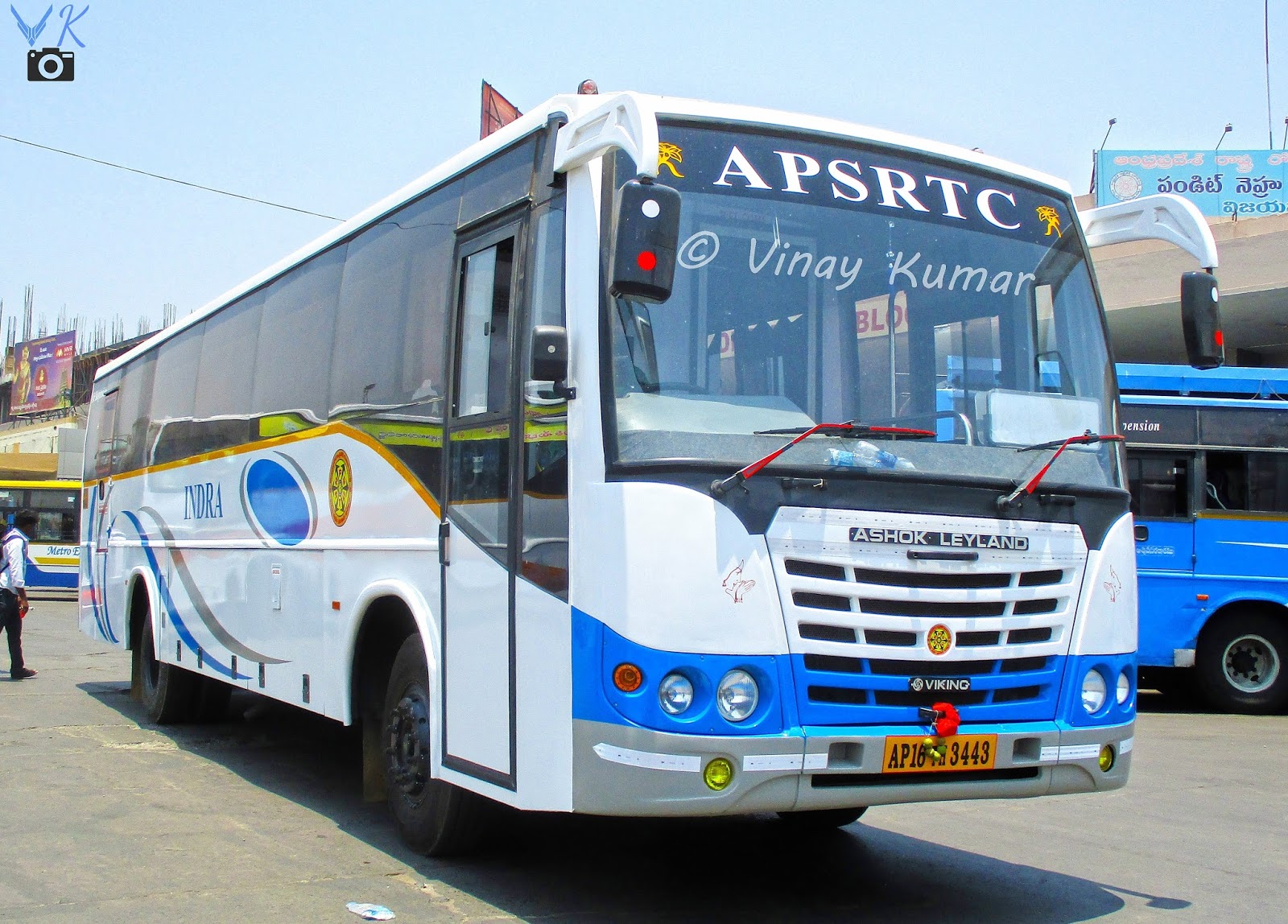 APSRTC New INDRA A/C Buses