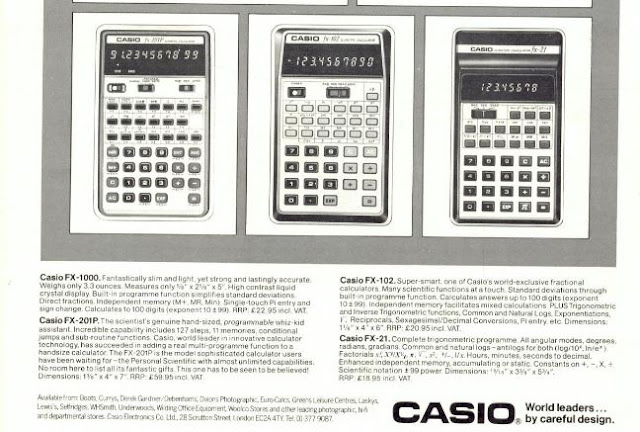 3,1416....DAMICALC: CASIO fx-1000