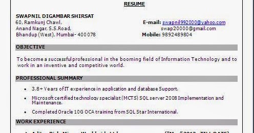 biodata format for teacher