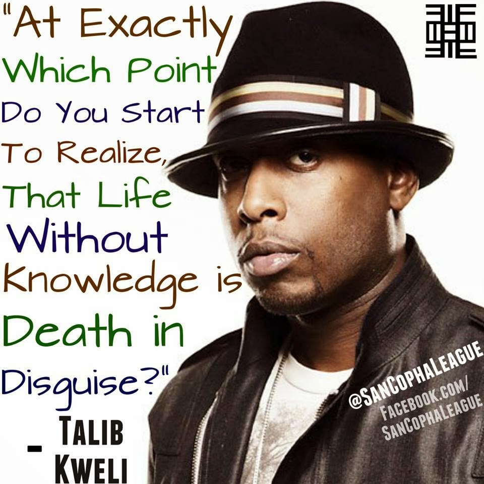 Hip Hop x Knowledge x Art: A life without knowledge is death in disguise