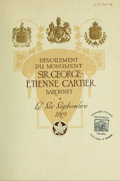 The Dusty Bookcase: George-Étienne Cartier at 200