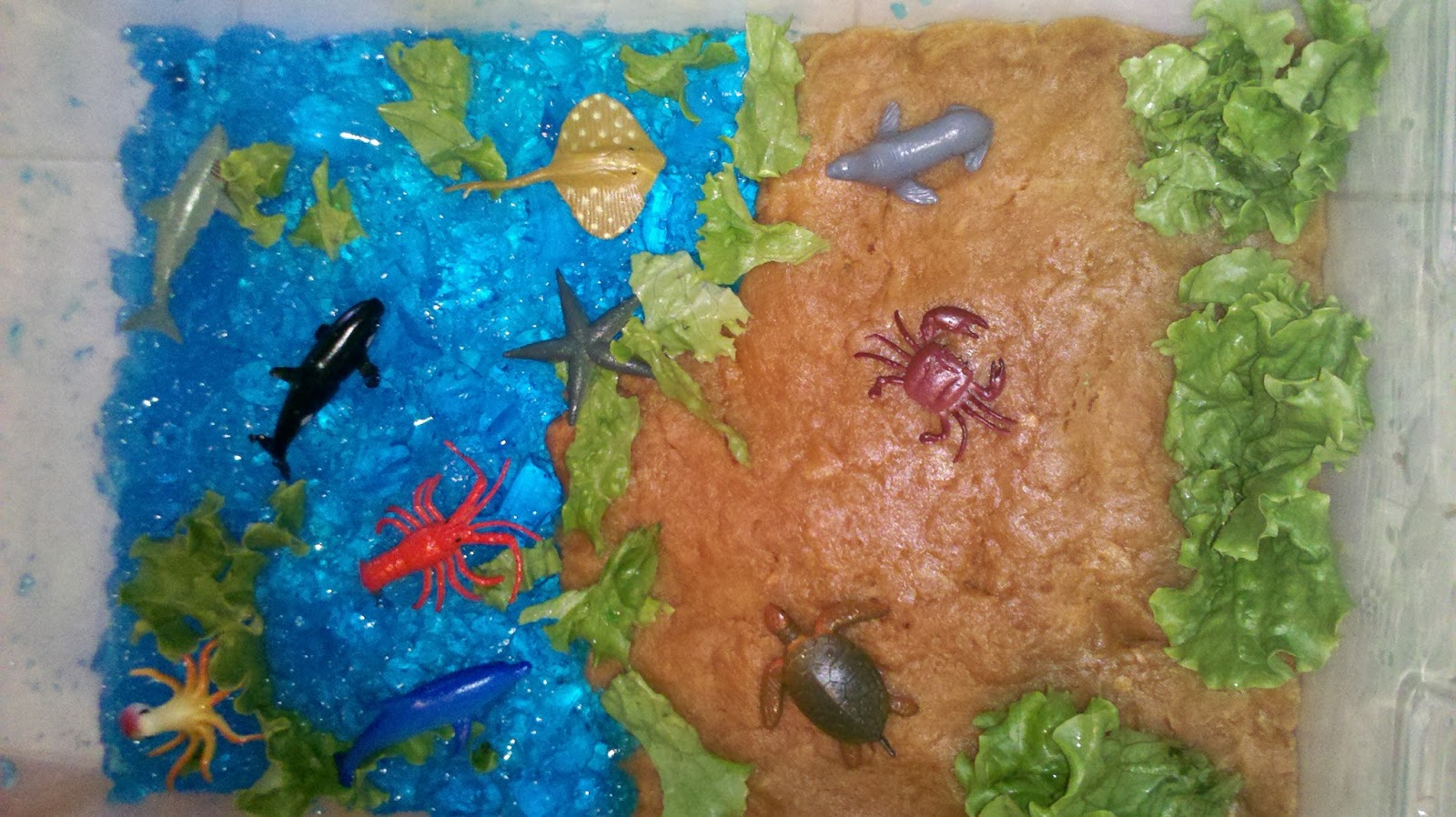 Munchkin and Bean: Edible Ocean Small World