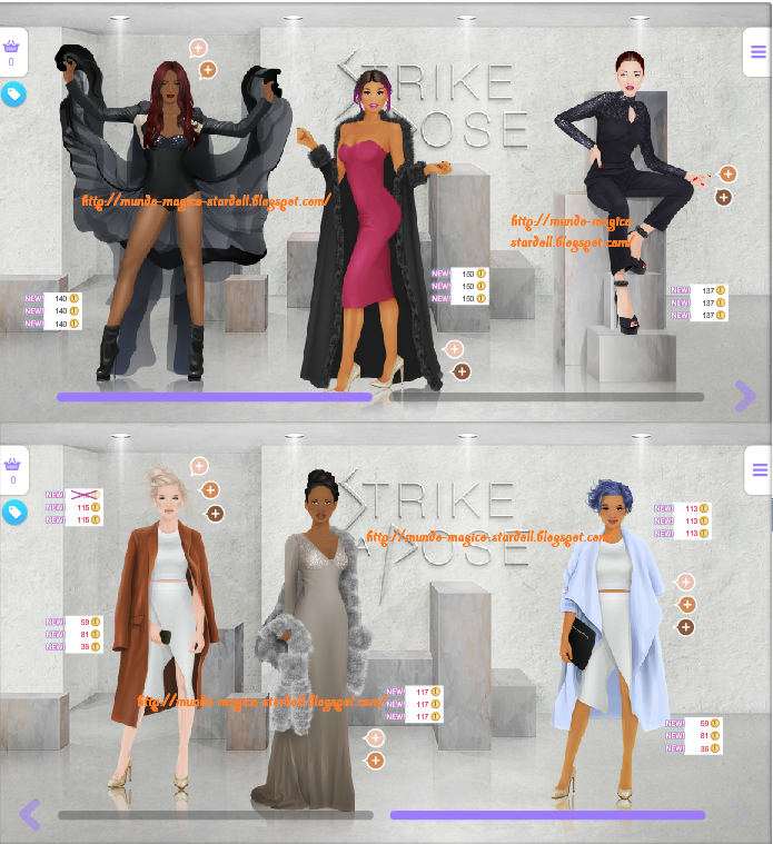 Mundo Mágico Stardoll: Nueva Colección Strike A Pose - Nova Coleção ...