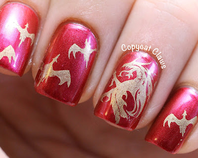 Copycat Claws: Dragon Nail Art - Part 2