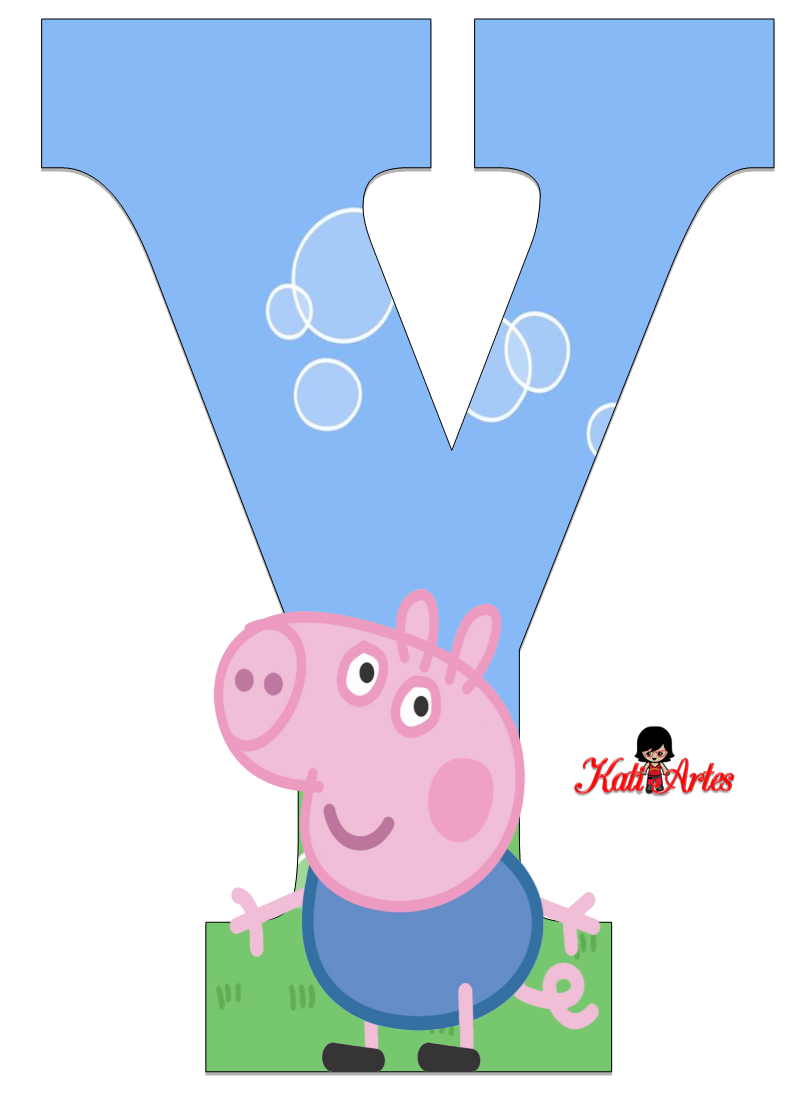 Alfabeto de George Pig. - Oh my Alfabetos!