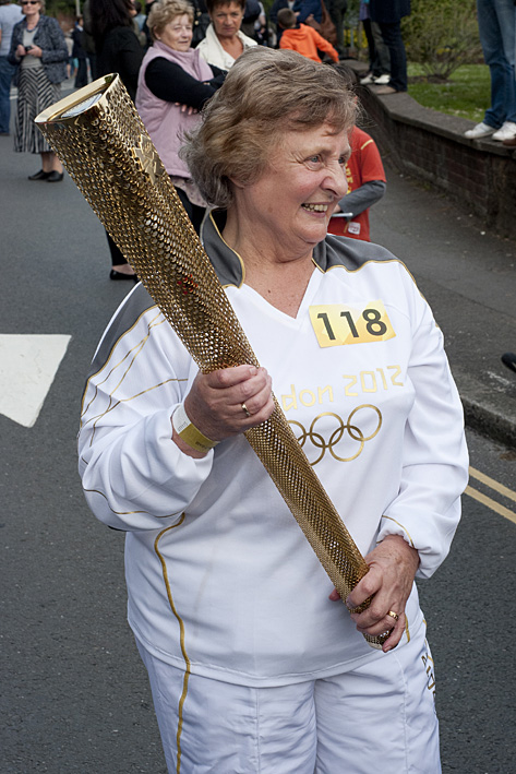 Actual Colour: Olympic Torch Relay Exeter
