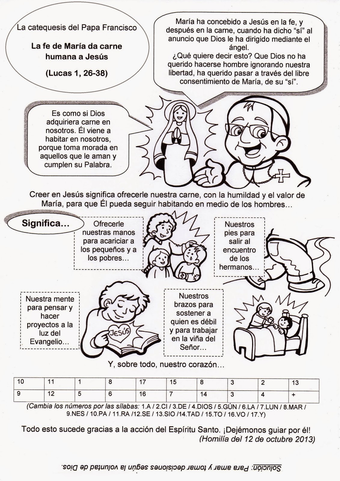 El Rincón de las Melli: La Catequesis del Papa Francisco: La fe de María