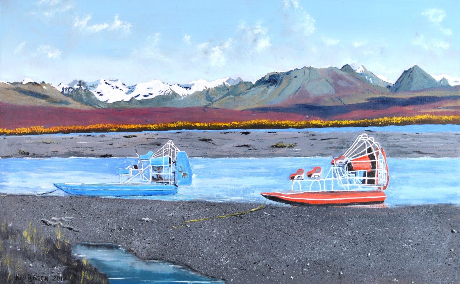 Alaskan Sourdough's Original Oil Paintings