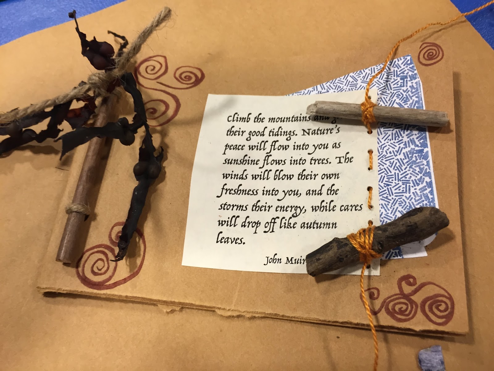 susangaylord.com: Book Arts Tuesday-Stick Book Workshop