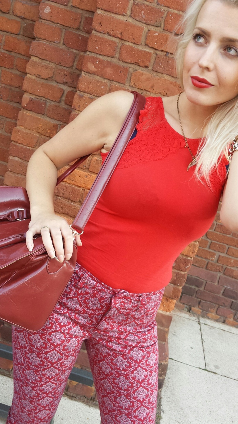 Stylish Blonde: RED ELEGANCE! Total look: red! Klasyka w ognistych ...