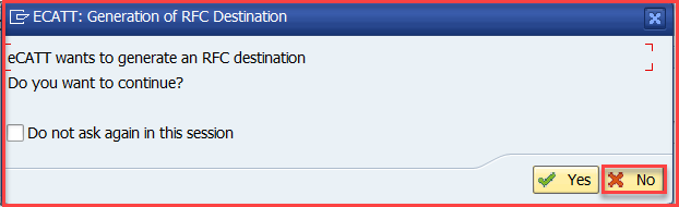 SAP ABAP Central: ABAP code in ECATT scripts